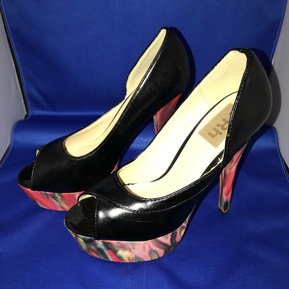 FRH | Shoes | Black Leather Heel | Poshmark
